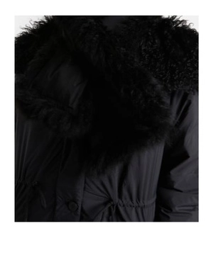 YVES SALOMON Reversible Shearling Down Scarf