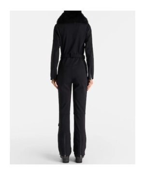 YVES SALOMON Shearling-trimmed Belted Ski Suit