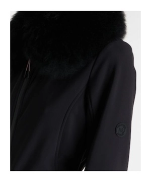 YVES SALOMON Shearling-trimmed Belted Ski Suit