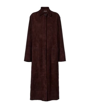 Stouls Suede Coat - Black