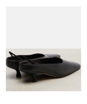 Calvin Klein Anna Leather Slingback Pumps