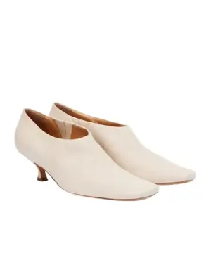 Calvin Klein Anna Leather Pumps - White