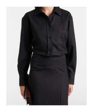 Victoria Beckham Ellys Wool Flannel Shirt