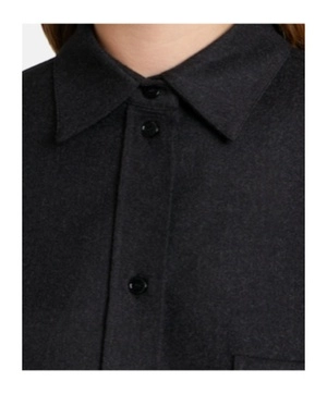 Victoria Beckham Ellys Wool Flannel Shirt