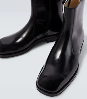 LEMAIRE Leather Ankle Boots