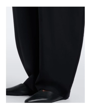 RÓHE Wool And Mohair Barrel Leg Pants