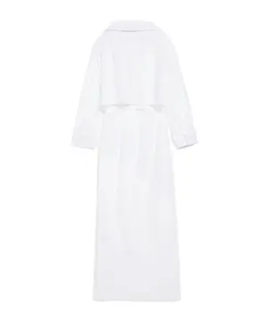 Balenciaga Off-shoulder Shirt Dress