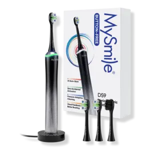 MYSMILE Button-free Rechargeable Sonic Toothbrush With Pressure Sensor - One-color