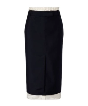 RÓHE Wool And Mohair Midi Skirt - Black