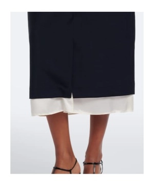 RÓHE Wool And Mohair Midi Skirt With Boxer-inspired Waistband - Black