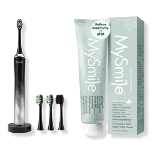 MYSMILE Button-free Rechargeable Sonic Toothbrush & Nano-hydroxyapatite Toothpaste Bundle - One-color