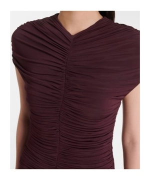 Tove Avita Ruched Jersey Maxi Dress