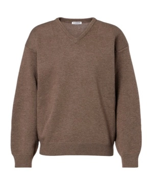 JIL SANDER Wool-blend Sweater - Brown
