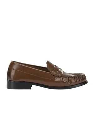 ALOHAS Round-toe Loafers - Brown