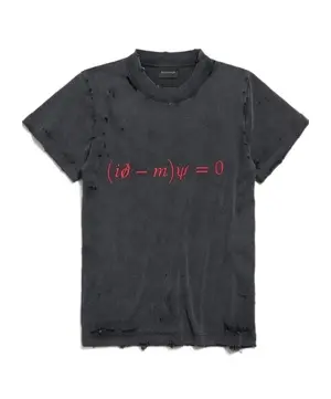 Balenciaga Dirac Equation Fitted T-shirt