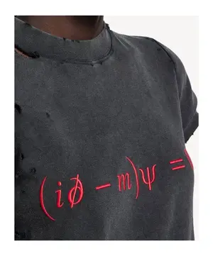 Balenciaga Dirac Equation Fitted T-shirt