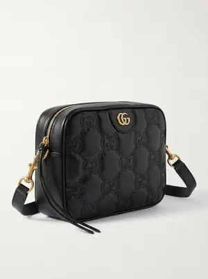 Gucci Gg-quilted Zipped Crossbody Bag