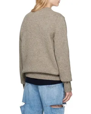 MAISON MARGIELA Long Sleeve Crewneck Knitted Jumper