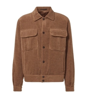 Giorgio Armani Wool And Cashmere Velvet Blouson - Brown