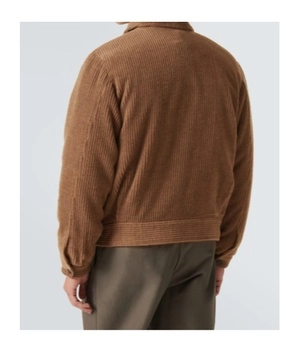 Giorgio Armani Wool And Cashmere Velvet Blouson