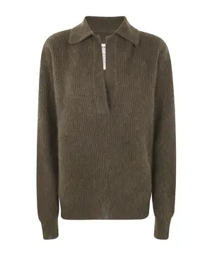 UMA WANG Long-sleeved Lapel Sweater