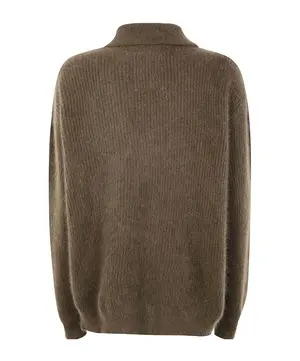 UMA WANG Long-sleeved Lapel Sweater