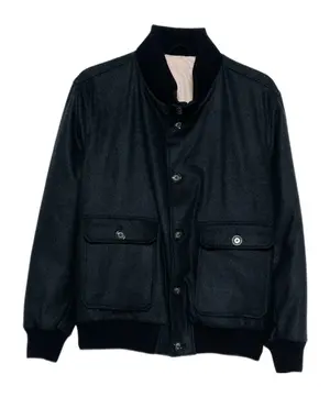 BARBA NAPOLI Vermont Bomber Jacket - Black
