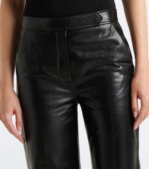 Dorothee Schumacher Leather Flared Pants