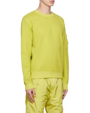C.P. COMPANY Emerized Diagonal Fleece Sweatshirt