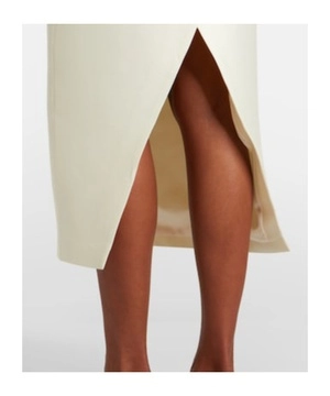 LEO Quinn Embellished Wool And Silk Midi Skirt