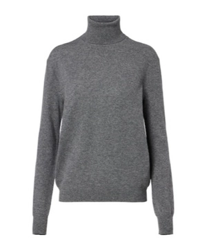 JIL SANDER Wool And Cashmere Turtleneck Sweater - Gray