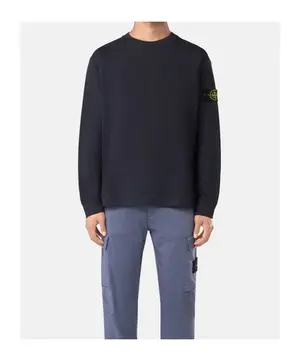 Stone Island Logo Patch Crewneck Sweatshirt