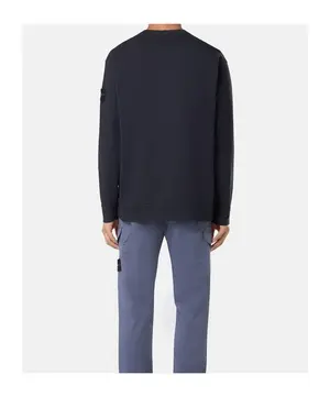 Stone Island Logo Patch Crewneck Sweatshirt