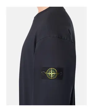 Stone Island Logo Patch Crewneck Sweatshirt