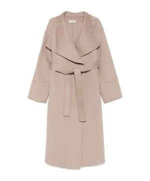 Soft Goat Long-sleeved Coat