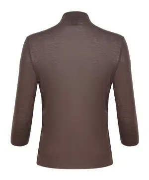 ALYSI Long Sleeve Fine-knit Top