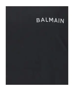 Balmain Oversized Cotton T-shirt With Small Logo