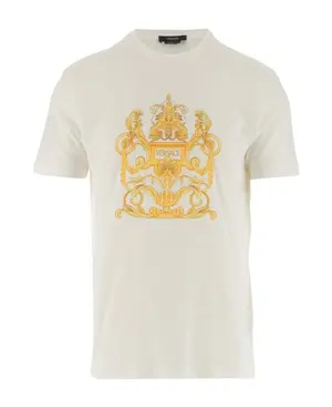 Versace Baroque-pattern Print T-shirt