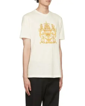 Versace Baroque-pattern Print T-shirt