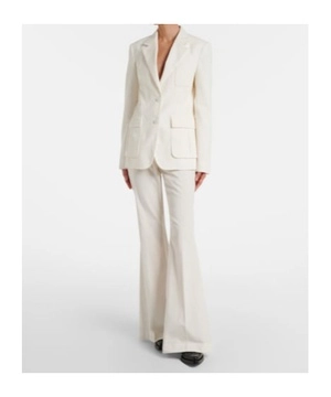 Gabriela Hearst Ianthe Cotton Corduroy Flared Pants