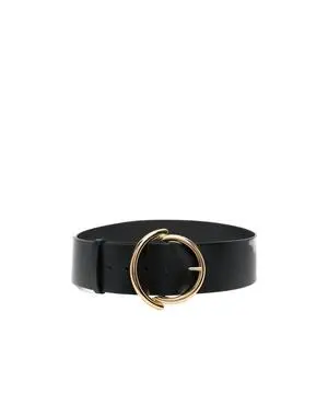 Etro Logo Engraved Round-buckled Belt