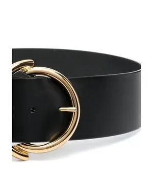 Etro Logo Engraved Round-buckled Belt