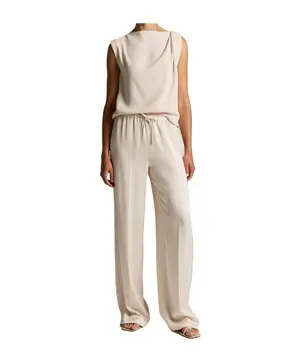 Vince Drawstring Casual Pants - Nude