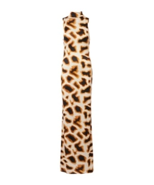 Christopher Esber Animal-print Maxi Dress - Nude