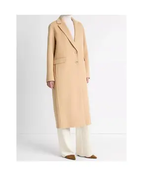 Vince Wool Blend Single-breasted Coat
