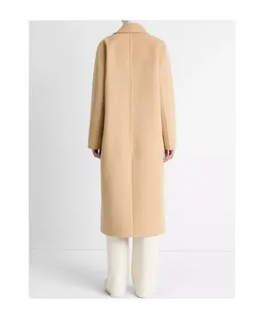 Vince Wool Blend Single-breasted Coat
