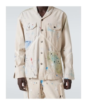 GREG LAUREN Button-down Casual Jacket