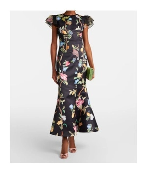 LEO Sofia Embellished Floral Maxi Dress