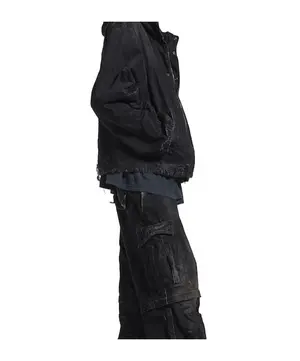 Balenciaga Hooded Workwear Jacket