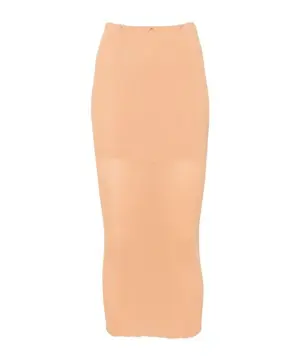 Alberta Ferretti Ribbed Midi Skirt